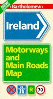 Ireland Motorways and Main Roads Map : Amazon.es: Libros