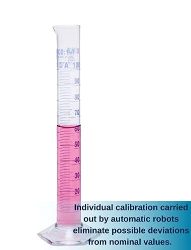 ISOLAB – Measuring Cylinder 50ml – Class A – Tall Form – Borosilicate 3 ...