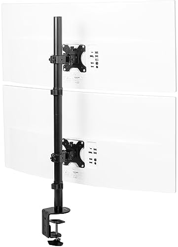 Amazon.com: MOUNT PRO Vertical Dual Monitor Mount, Stacked Monitor ...