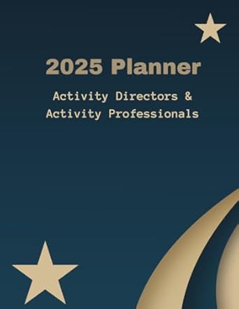 Amazon.com: 2025 Monthly Weekly Planner: for Activity Directors and ...