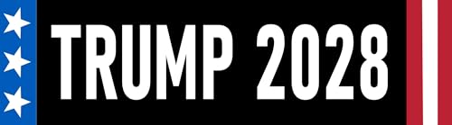 Amazon.com: Trump Forever 2028 Bumper Sticker Donald Trump Third Term ...