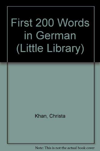 First 200 Words in German (Little Library) (English and German Edition ...