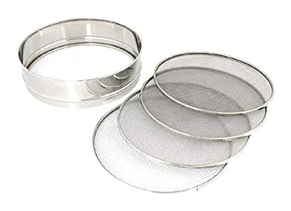 Stainless Steel 4 in 1 Interchangeable Sieve Flour Chalni, Food ...