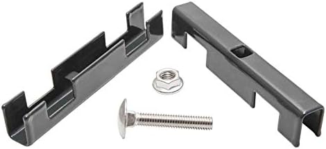 Zaundirekt U Mattenverbinder I RAL 7016 Anthrazit I U-Form I Inkl. A2 ...