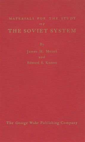 Amazon.co.jp: Materials for the Study of the Soviet System: State and ...