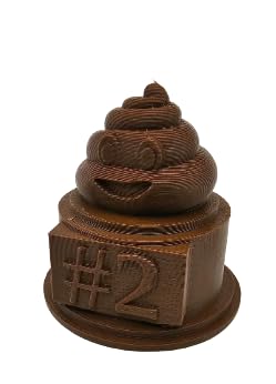 Amazon.com: Poop Emoji Number 2 Two Trophy Figurine Statue - Gag Gift ...