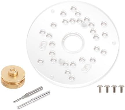 POWERTEC 71333 Router Bits Solid Brass Inlay Includes 1/8 Carbide ...