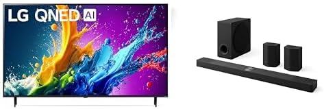 Amazon.com: LG 55" QNED80T 4K Smart TV Bundle with 9.1.5-Channel OLED ...