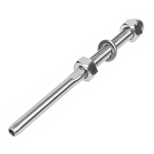 Pack of 10 ZONADAH Threaded Cable Tensioners and Wrench, 304 Stainless ...