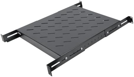 Amazon.com: Tecmojo 1U 19-Inch Fixed Rack Mount Server Shelf with ...