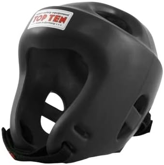 Top Ten Fight Head Guard Black : Amazon.co.uk: Sports & Outdoors