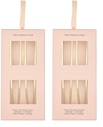 Amazon.com : Kristin Ess French Pin Set of 2 - U Shaped French Hair ...
