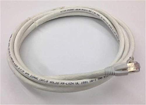 Amazon.com: 30' White Cat 8 Cable S/FTP 2000 MHz Shielded 40Gbps Ethernet LSZH RJ45 Connectors ...
