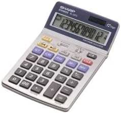Sharp EL 337C 12 digit desktop Calculator : Amazon.co.uk: Stationery ...