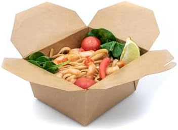 M7 Packaging Food Takeaway Boxes Disposable Kraft Boxes 13x10.5x6cm ...