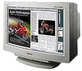 Sony GDM-W900 Ãcran CRT 24" 1920 x 1200/76 Hz 0.25 mm blanc : Amazon.fr ...