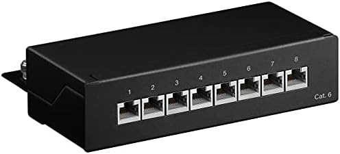 deleyCON CAT 6 Patch Panel Distribution Panel 24 Port - Desktop 19 ...