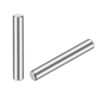 uxcell 25Pcs 5mm X 45mm Dowel Pin 304 Stainless Steel Cylindrical Shelf ...