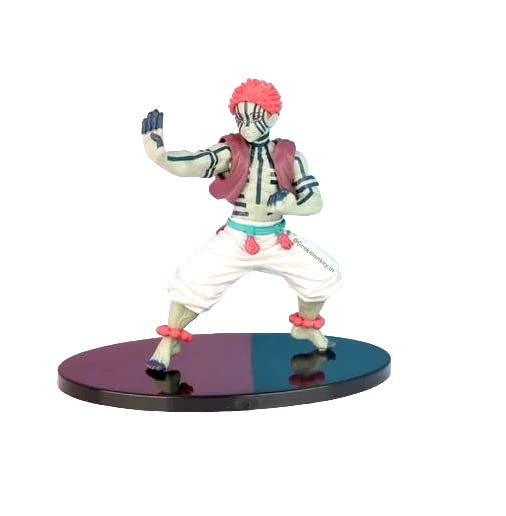 KENMA Demon Slayer Akaza Fighting Stance Upper Moon Demon Action Figure ...