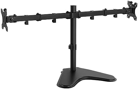 Amazon.com: Dual Computer Monitor Mount Height Adjustable for 13inch to ...