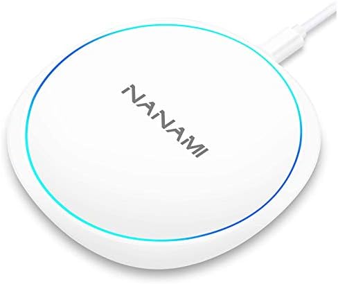 Fast Wireless Charger, NANAMI 10W Qi Wireless Charging Pad for iPhone 16/15 Pro Max/14/13/12/11 ...
