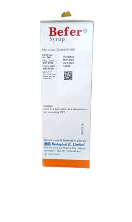 BEFER SYRUP : Amazon.in: Health & Personal Care