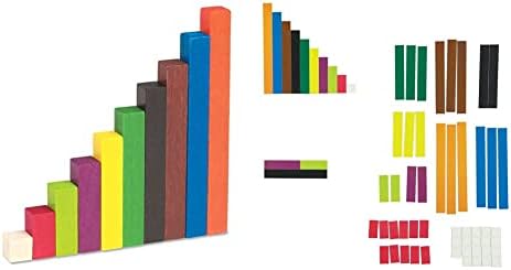 Learning Resources Cuisenaire Rods Small Group Classroom Set + Magnetic ...