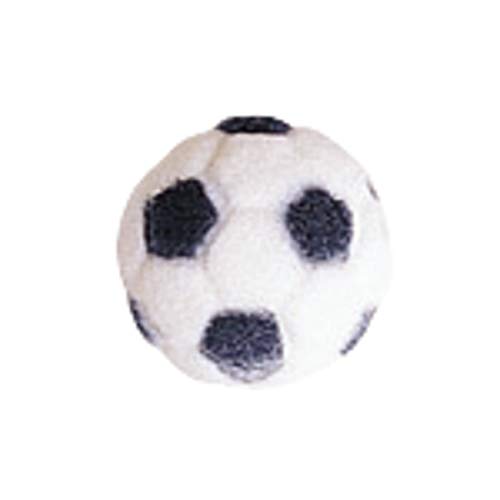 Amazon.com: Mini Soccer Ball Edible Sugar Cake Toppers, 24 Count ...