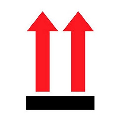 4" x 6" Arrows Up Labels (500 per Roll) : Amazon.in: Industrial ...