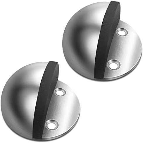 Door Stopper, Floor Door Stop Stainless Steel Adhesive Floor Mount ...