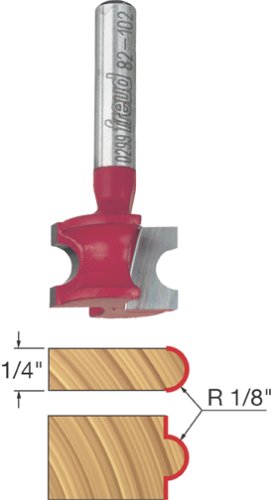Freud 1/8" Radius Half Round Bit with 1/4" Shank (82-102) : Amazon.com ...