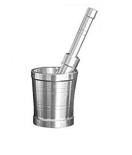 Buy KAE Stainless Aluminium Imam Dasta/Batta or Hamam Mortar and Pestle ...