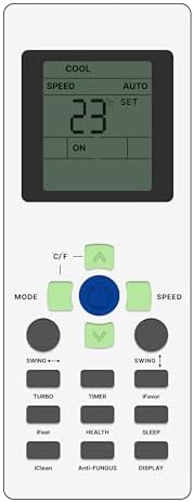 Buy ZIEVA Compatible for Aux AC Remote Replacement for 1, 1.5, 2 ton ...
