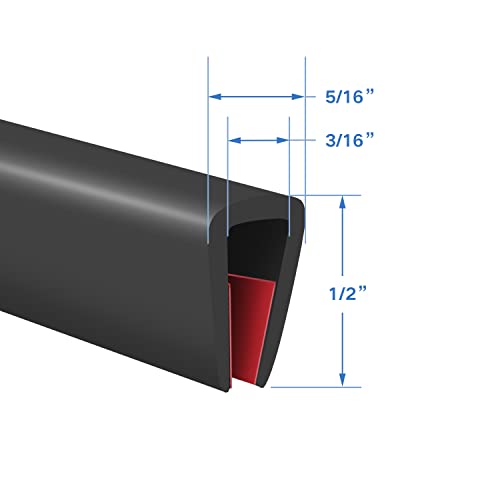 Snapklik.com : Rubber Edge Trim, Self-Adhesive Rubber Edge Trim, Edge ...