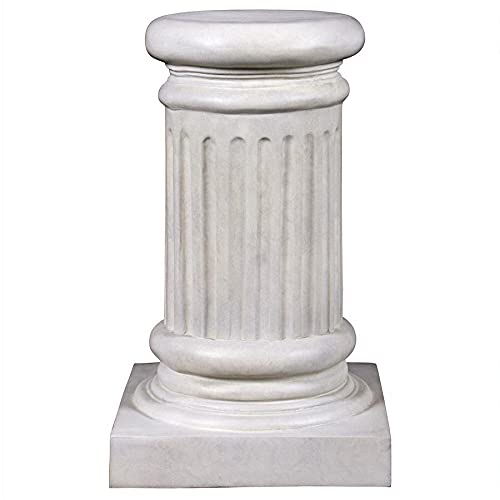 Snapklik.com : Classical Greek Fluted Garden Statuary Pedestal: Small