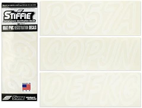 Amazon.com: STIFFIE Shift White Super Sticky 3" Alpha Numeric ...