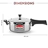 Buy Borosil 3 L Triply Outerlid Presto Cooker | SS304 Food Grade ...