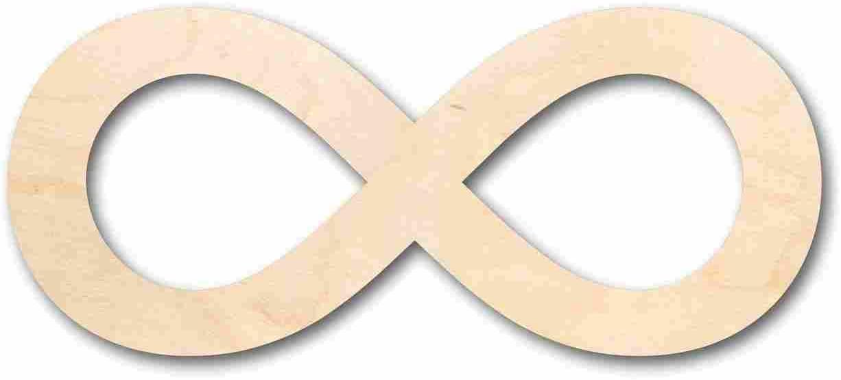 Amazon.com: Unfinished Wood Infinity Symbol Craft up to 46" DIY 6" / 1/4"