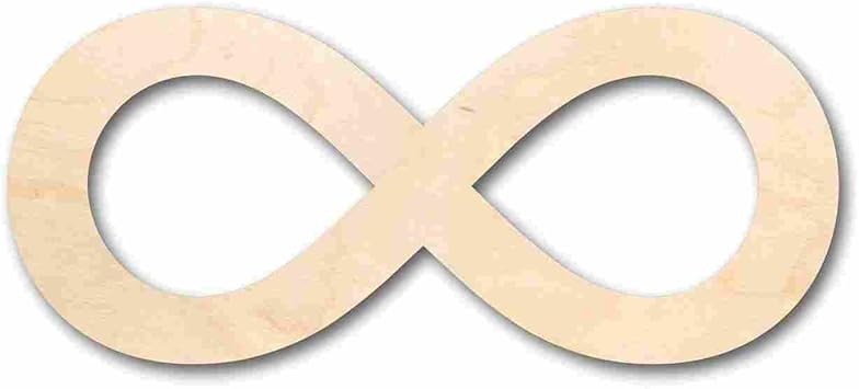 Amazon.com: Unfinished Wood Infinity Symbol Craft up to 46" DIY 6" / 1/4"