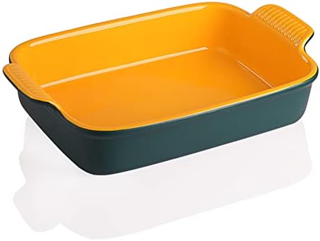 Amazon.com: DOWAN Ceramic Casserole Dish for Oven, 9x13 Deep Lasagna ...