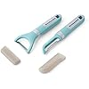 Amazon.com: KitchenAid Gourmet Euro Peeler, Set of 2, Aqua Sky: Home ...