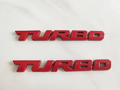 Amazon.com: AICEL Turbo Car Emblem, 2 PCS 3D Metal Turbo Badge for Auto ...