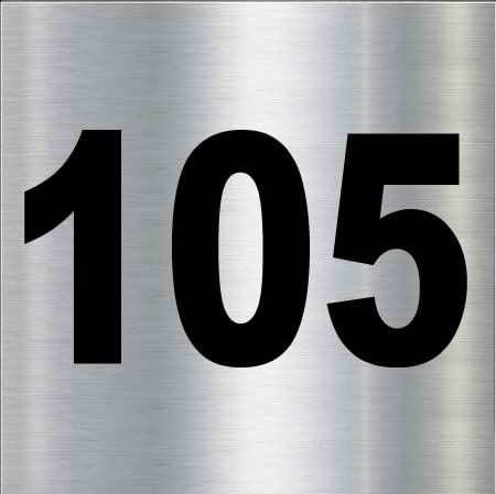 Number plate 105 Room, Hotel, Hospital, Lodge,Apartment, Flat,Door No ...