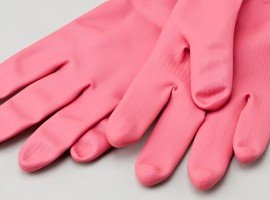 Amazon | ダンロップ R-31 天然ゴム中厚手 Lピンク R31LP | ゴム手袋