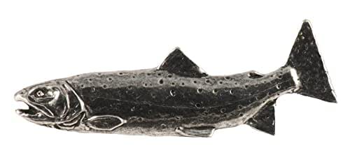 Amazon.com: Golden Trout Pin, F017, Pewter, 2” Fish Lapel Pin, Hat ...