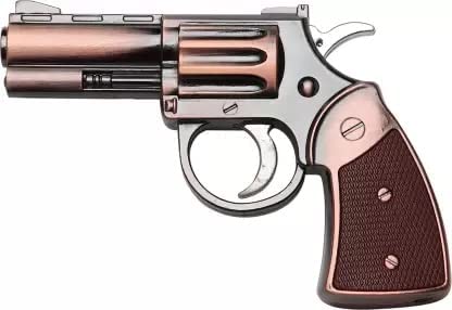 WBD Aluminium Refillable Lighter Mini Gun Pistol Cigarette Lighter With ...