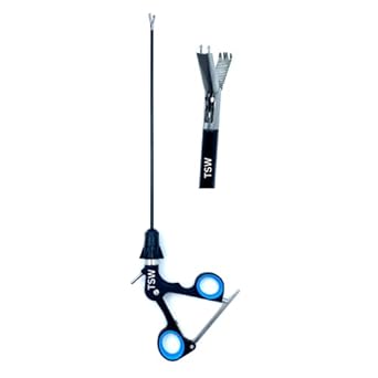 TSW Laparoscopic 2/4 Toothed Grasping Forceps Atraumatic Grasper 5mm ...