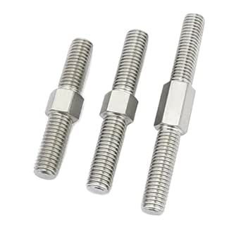 304 SS Double-Ended Threaded Rods M6/M8 - Versatile Left/Right Thread ...