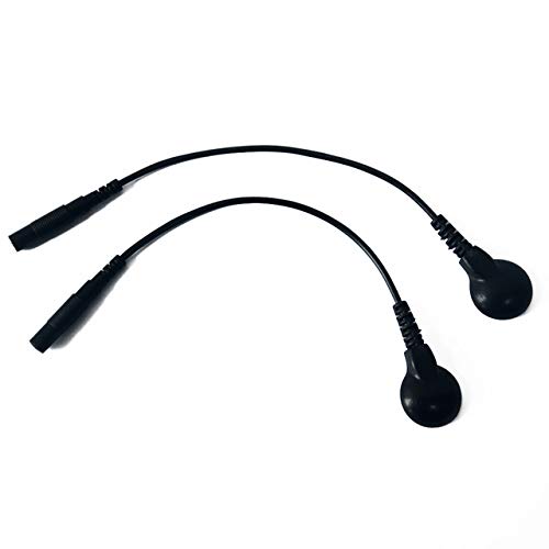 Buy 10 Pieces Adapter Tieline Black TENS Electrode Lead Wires Adapter ...