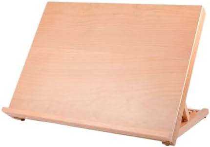 A3 Drawing Board Large Adjustable Desktop Easel Premium Beech Wood ...